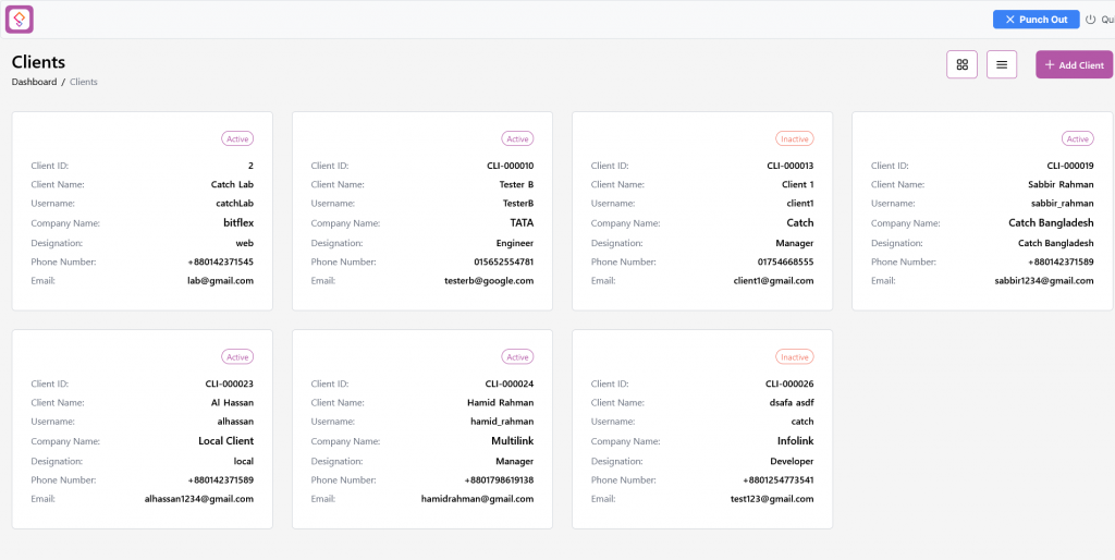 Client Management – SMICEE
